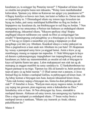 Pangasinan bible new testament | PDF