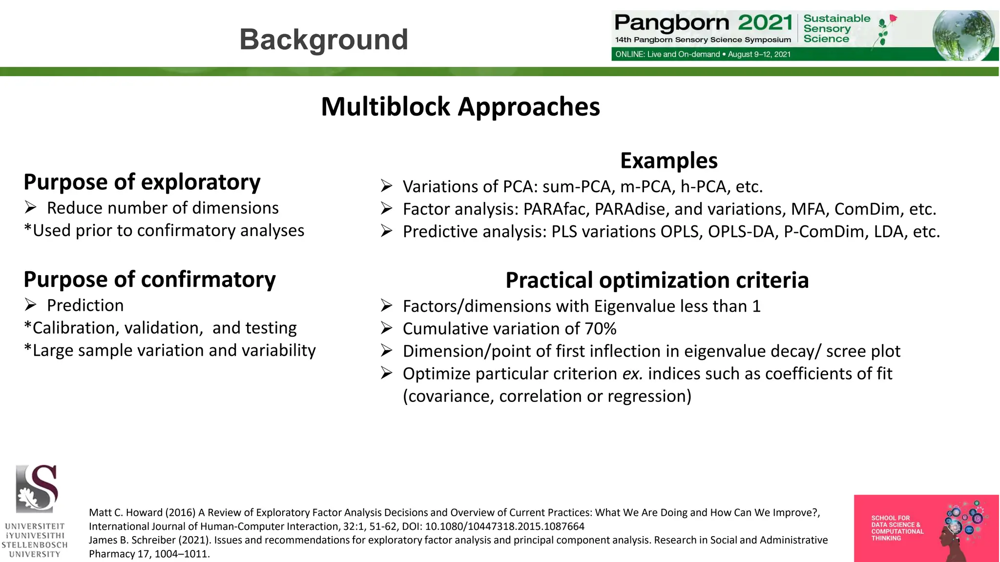 Pangborn Sensory Science Conference (2021) | PPTX