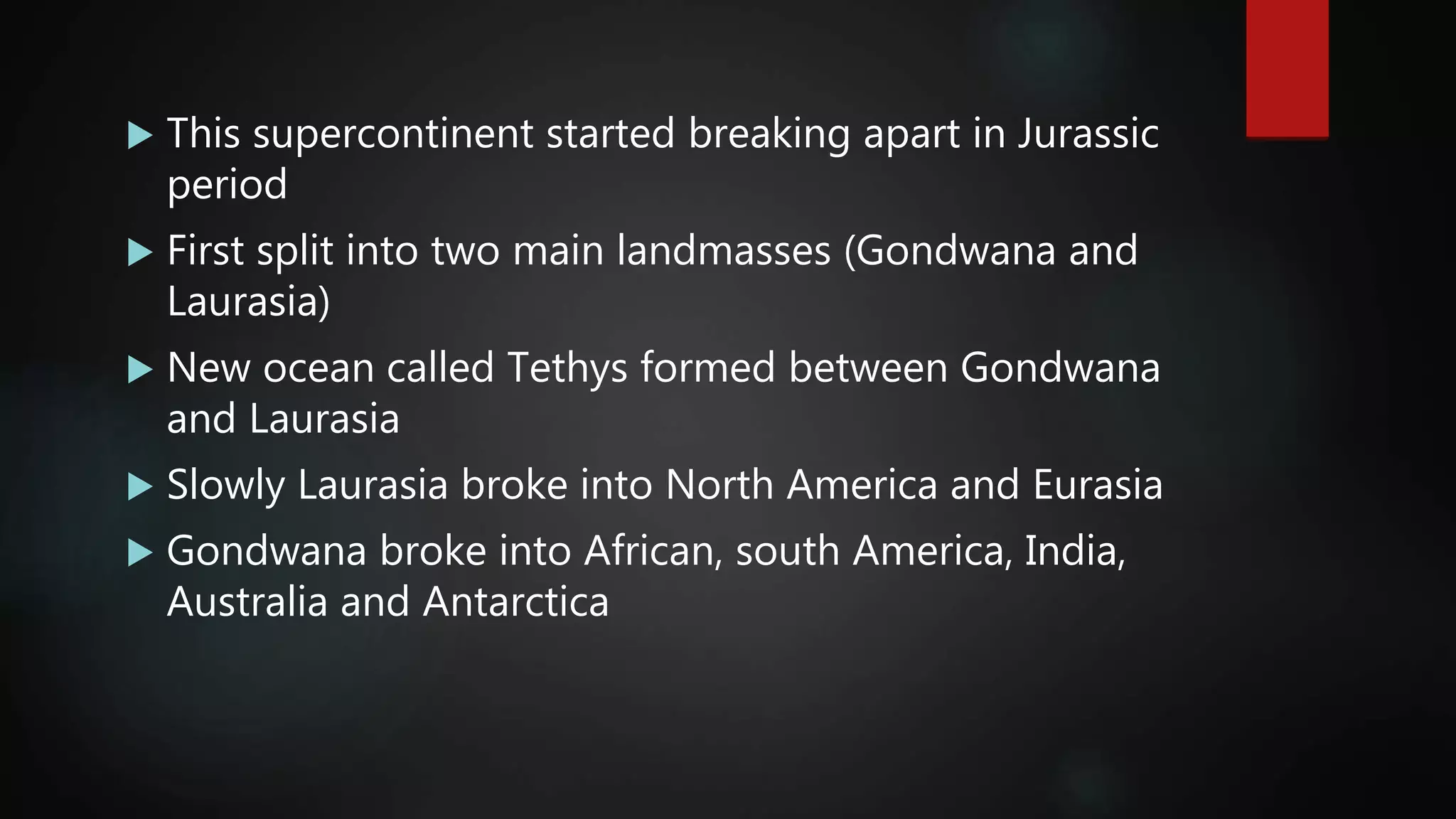 Pangaea the super continent | PPTX