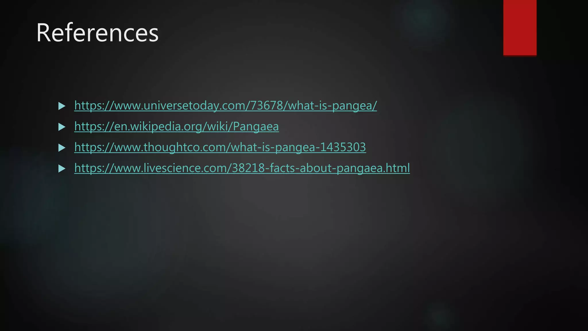 Pangaea the super continent | PPTX