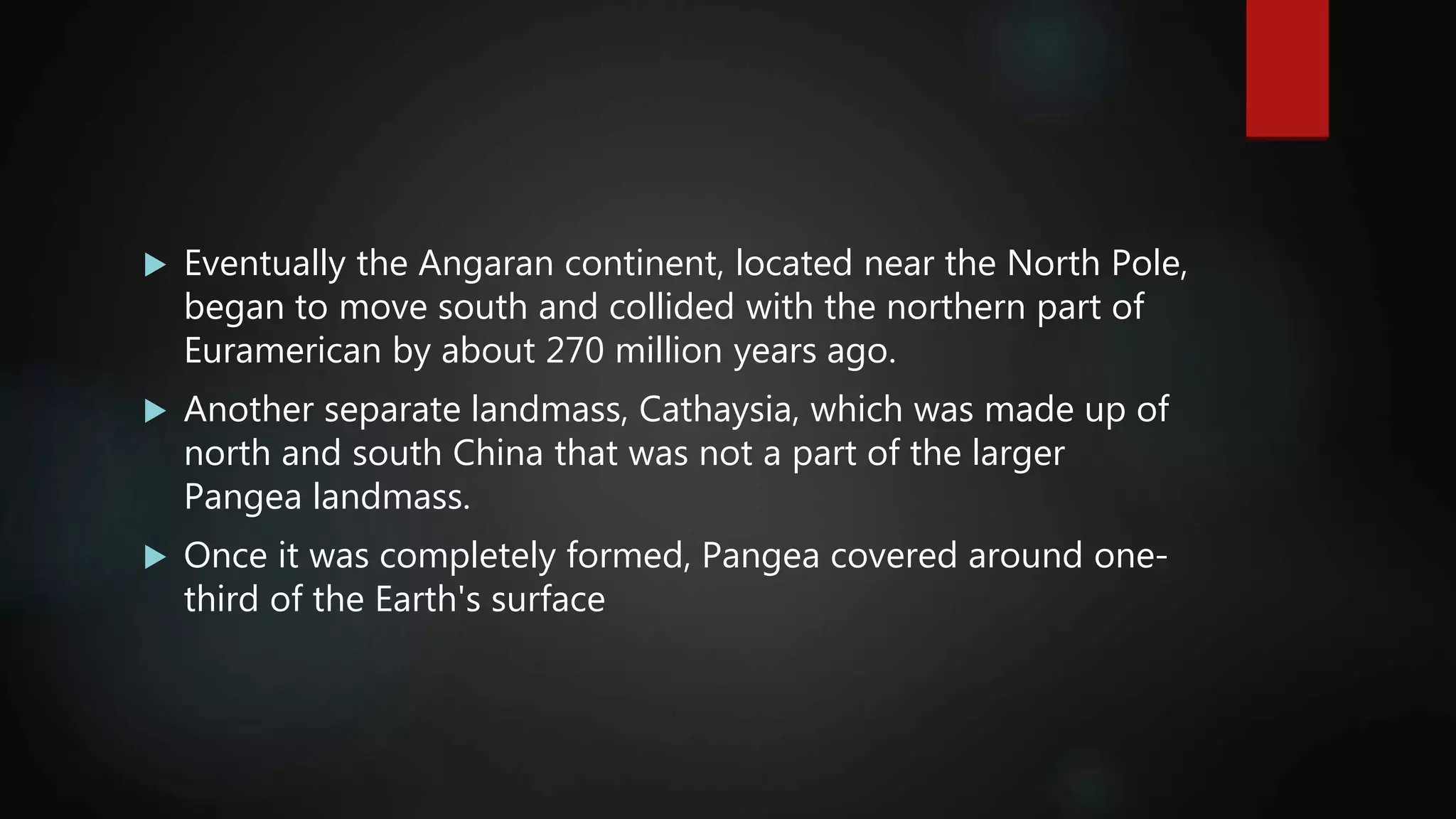 Pangaea the super continent | PPTX