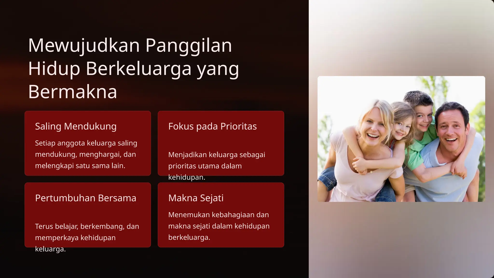 materi panggilan hidup berkeluarga katolik | PPTX