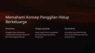 materi panggilan hidup berkeluarga katolik | PPTX