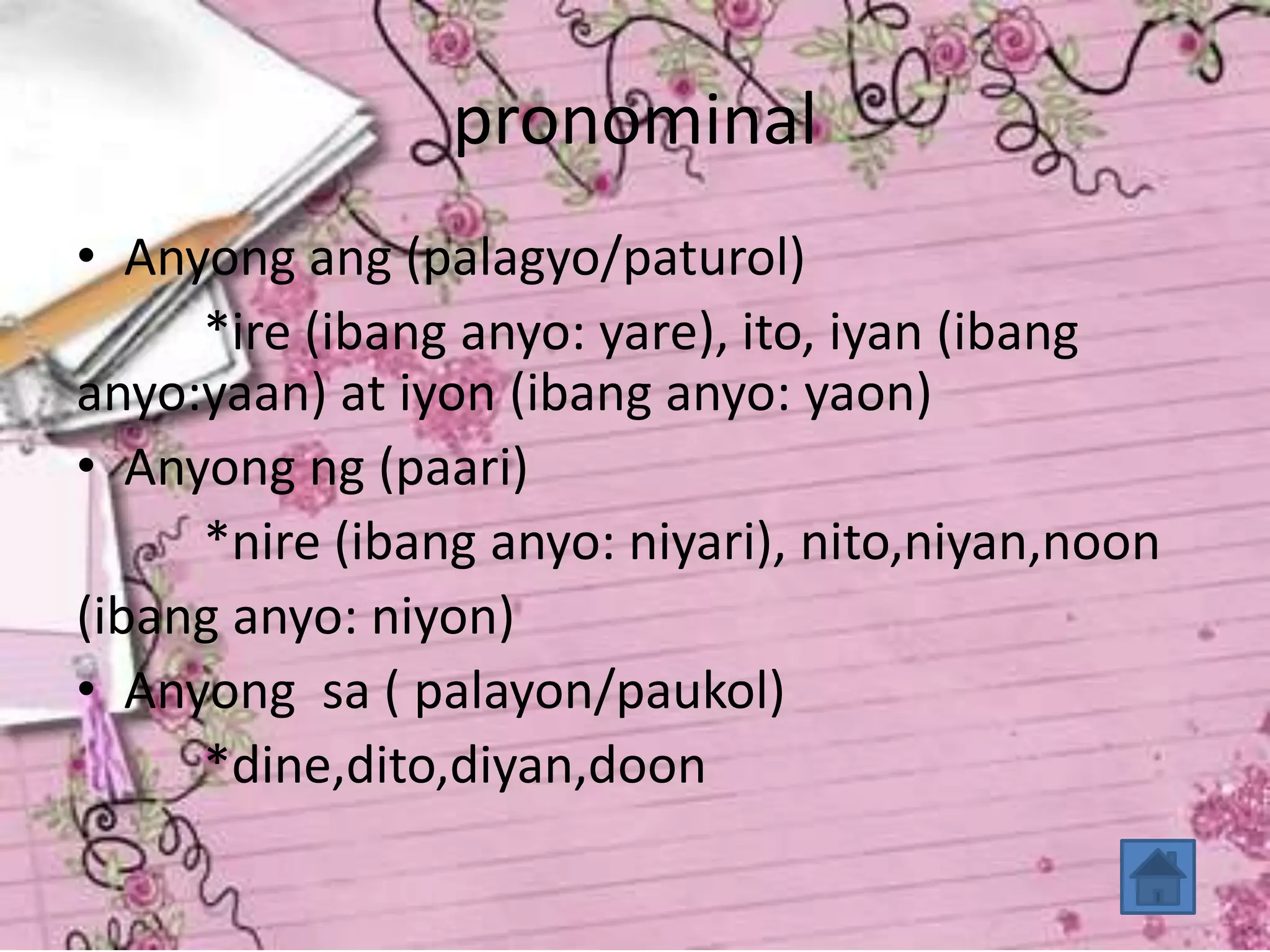 Panghalip | PPTX