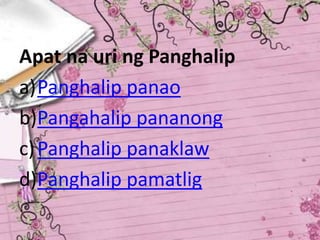 Panghalip | PPTX