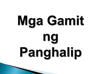 Panghalip | PPTX