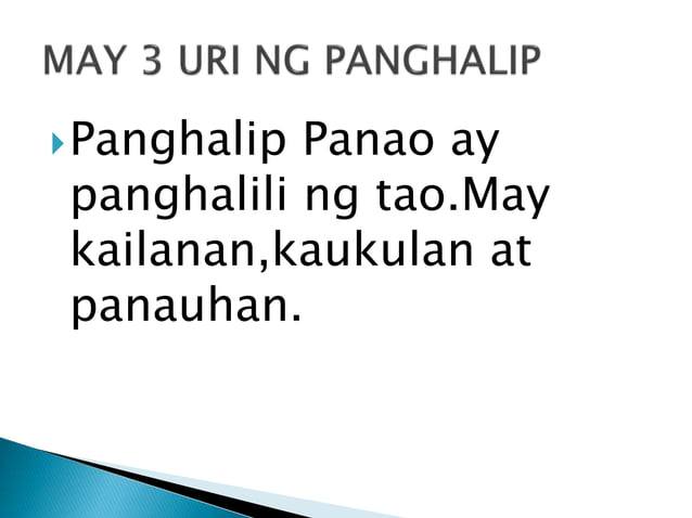 Panghalip | PPTX