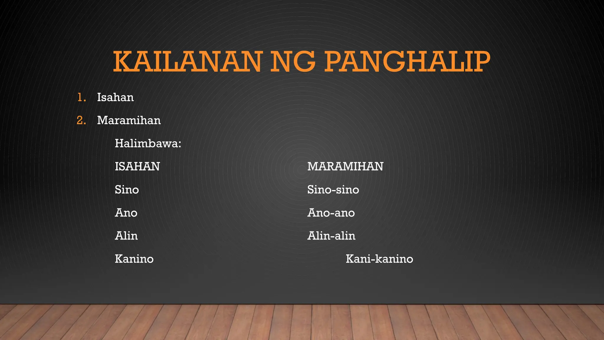 panghalip at mga uri nito.pptx ito ay patungkol sa filipino | PPTX