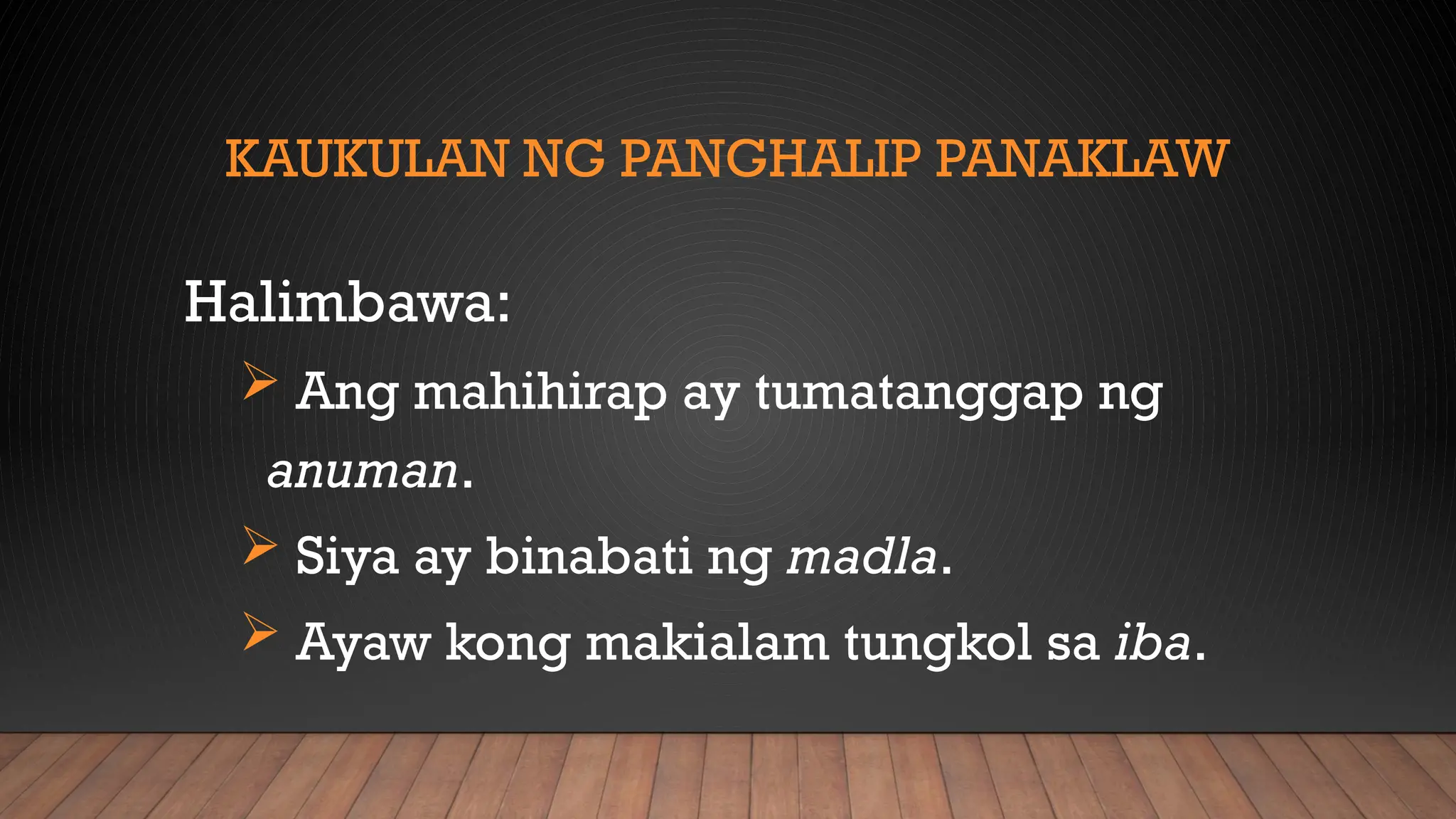 panghalip at mga uri nito.pptx ito ay patungkol sa filipino | PPTX