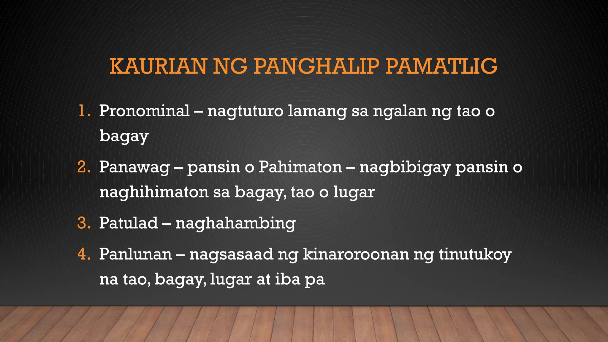 panghalip at mga uri nito.pptx ito ay patungkol sa filipino | PPTX