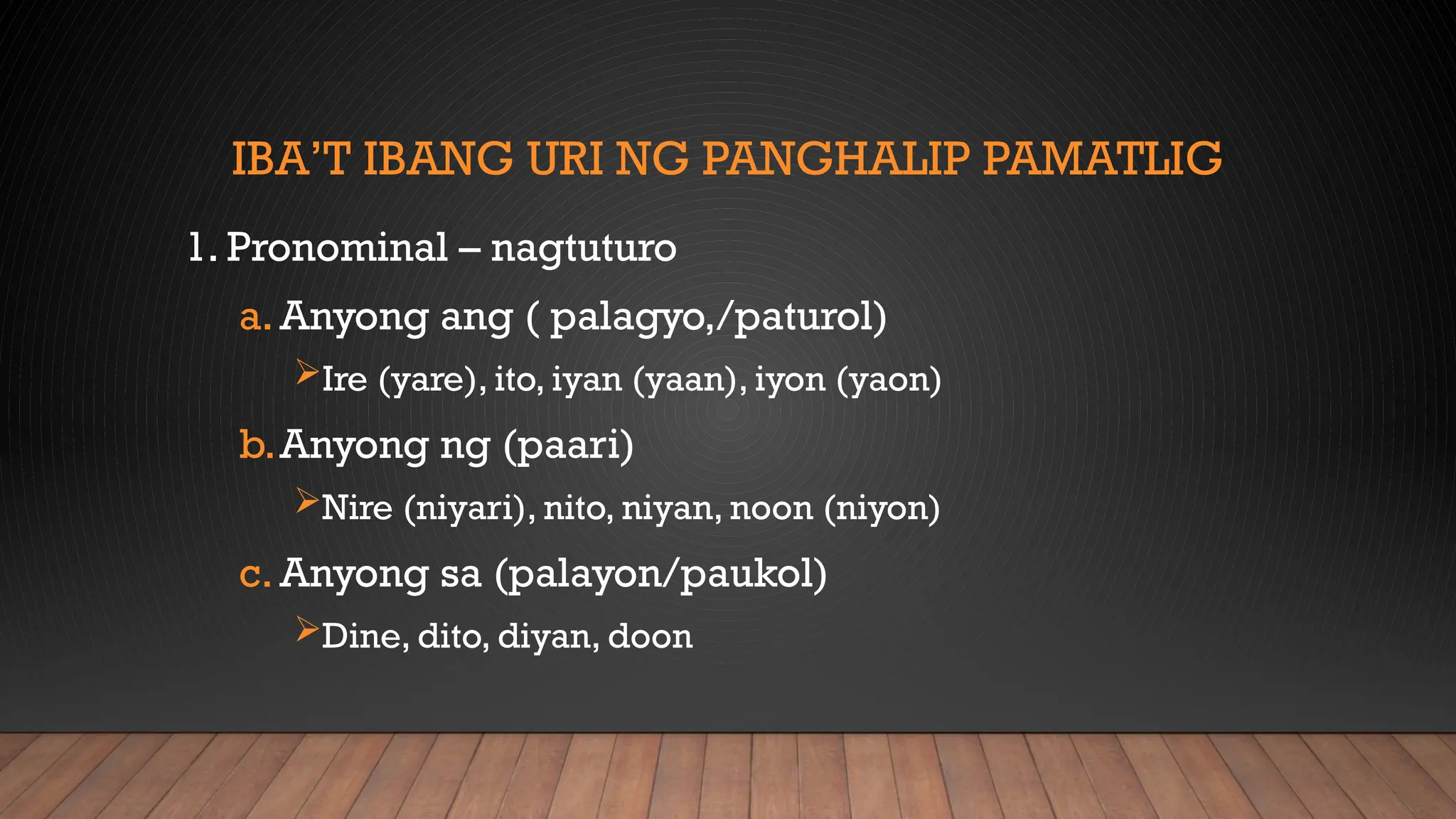 panghalip at mga uri nito.pptx ito ay patungkol sa filipino | PPTX