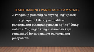 panghalip at mga uri nito.pptx ito ay patungkol sa filipino | PPTX