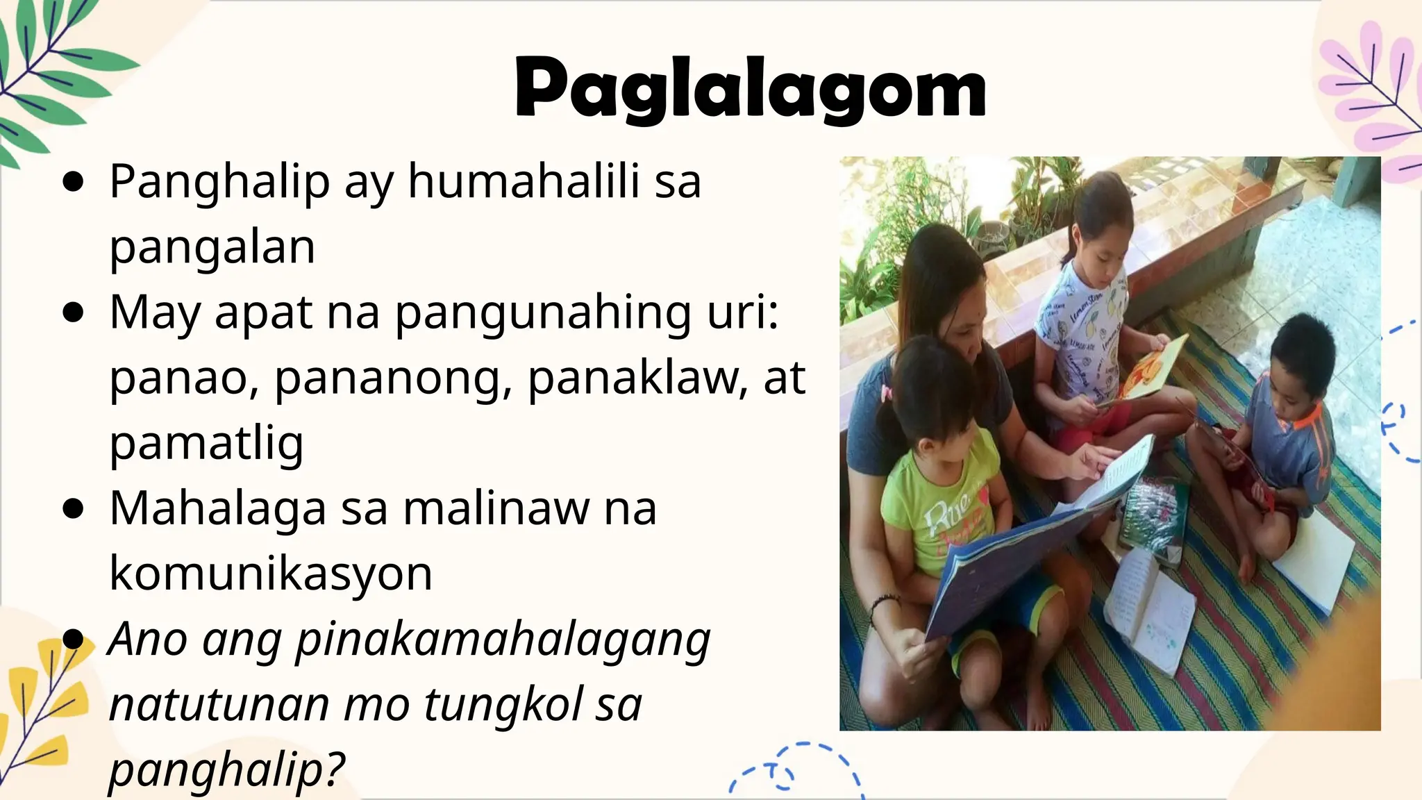 Panghalip Grade 4: Apat na uri ng Panghalip: Panghalip na Panao ...