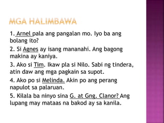 Panghalip na paari grade 3 | PPTX