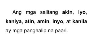 Panghalip na Paari | PPTX