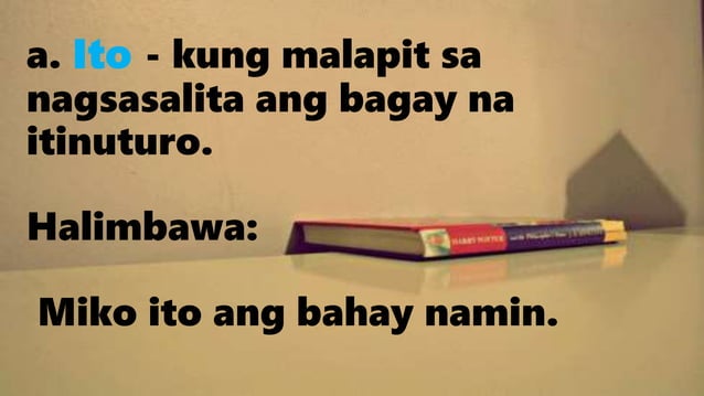 Panghalip na pamatlig | PPTX