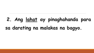 Panghalip panaklaw | PPTX