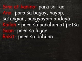 Panghalip pananong | PPT