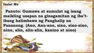 PANGHALIP PANANONG AT PANUTO.pptx