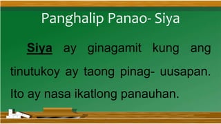 Panghalip Panao | PPTX