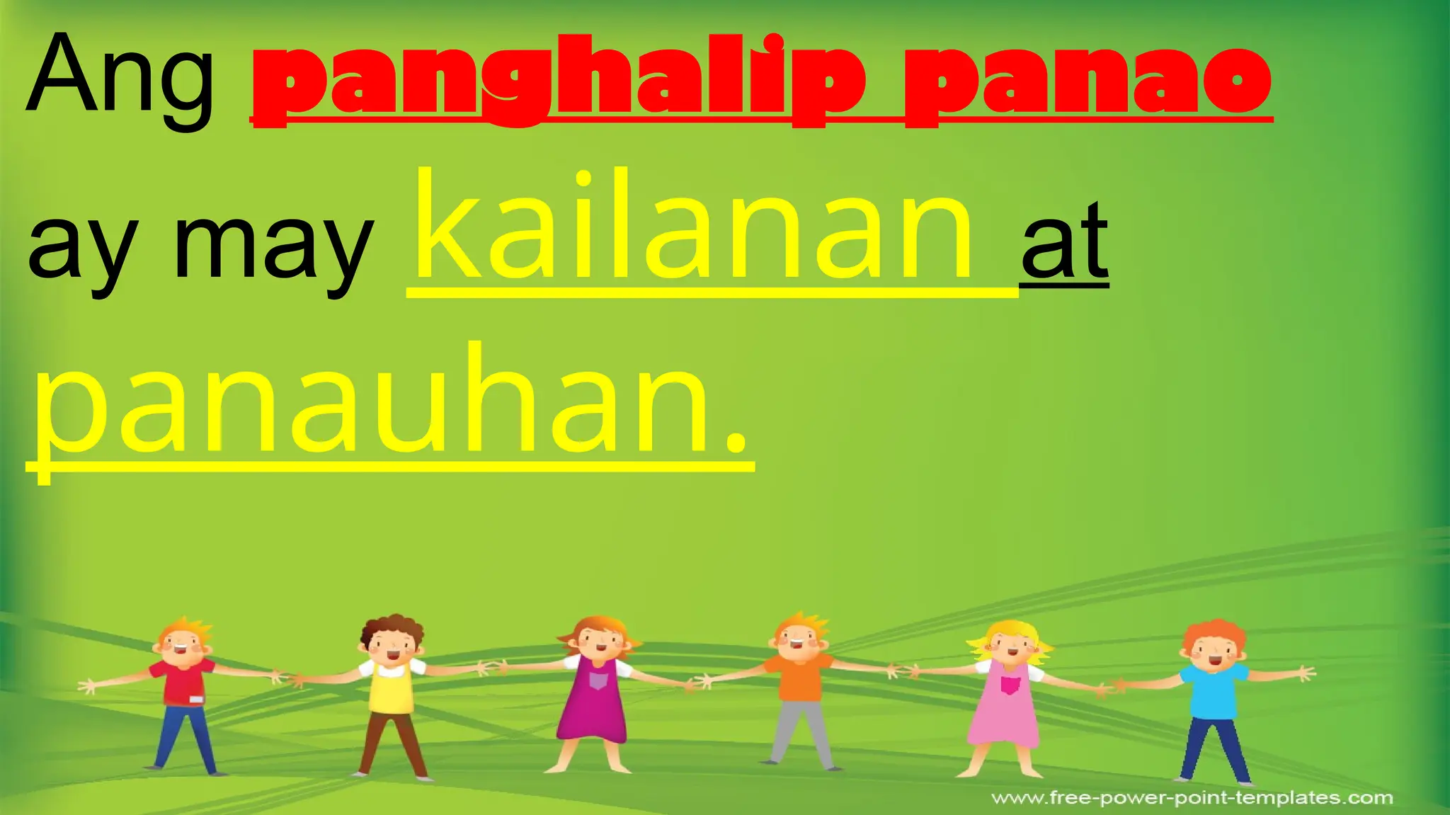 Panghalip Panao 6.pptx kailanan at panauha | PPTX