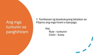 Panghihiram ng Salita.pdffffffffffffffff | PDF