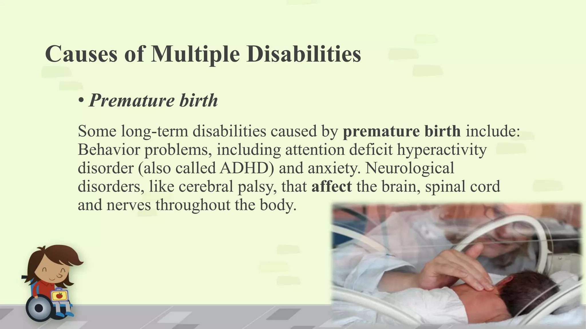 Causes of Multiple Disabilities | PPTX