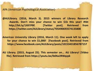 Pangkalahatang format sa pagtukoy ng sanggunian | PPTX
