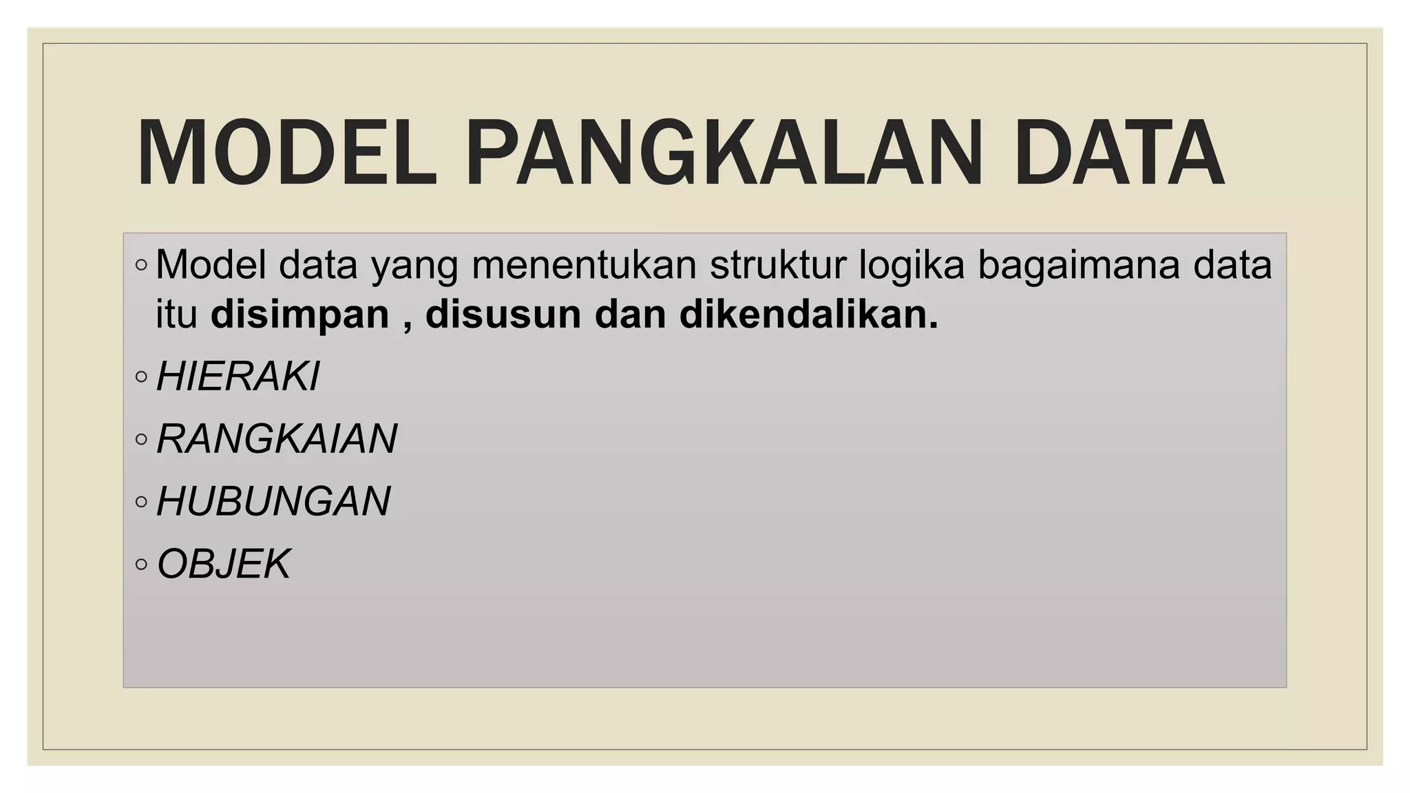 SAINS KOMPUTER : PANGKALAN DATA | PPTX