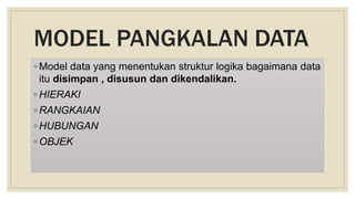 SAINS KOMPUTER : PANGKALAN DATA | PPTX