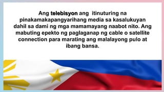 Sitwasyong Pangwika sa Telebisyon.pptx