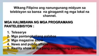 Sitwasyong Pangwika sa Telebisyon.pptx