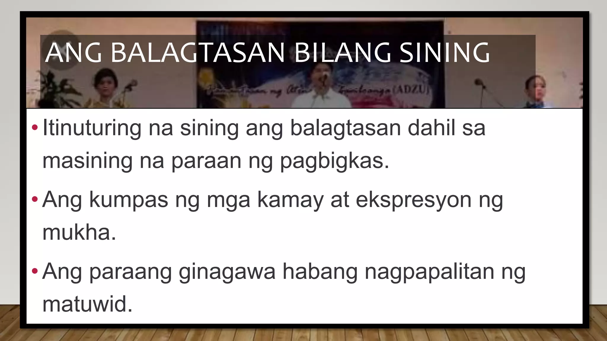 BALAGTASAN | PPTX
