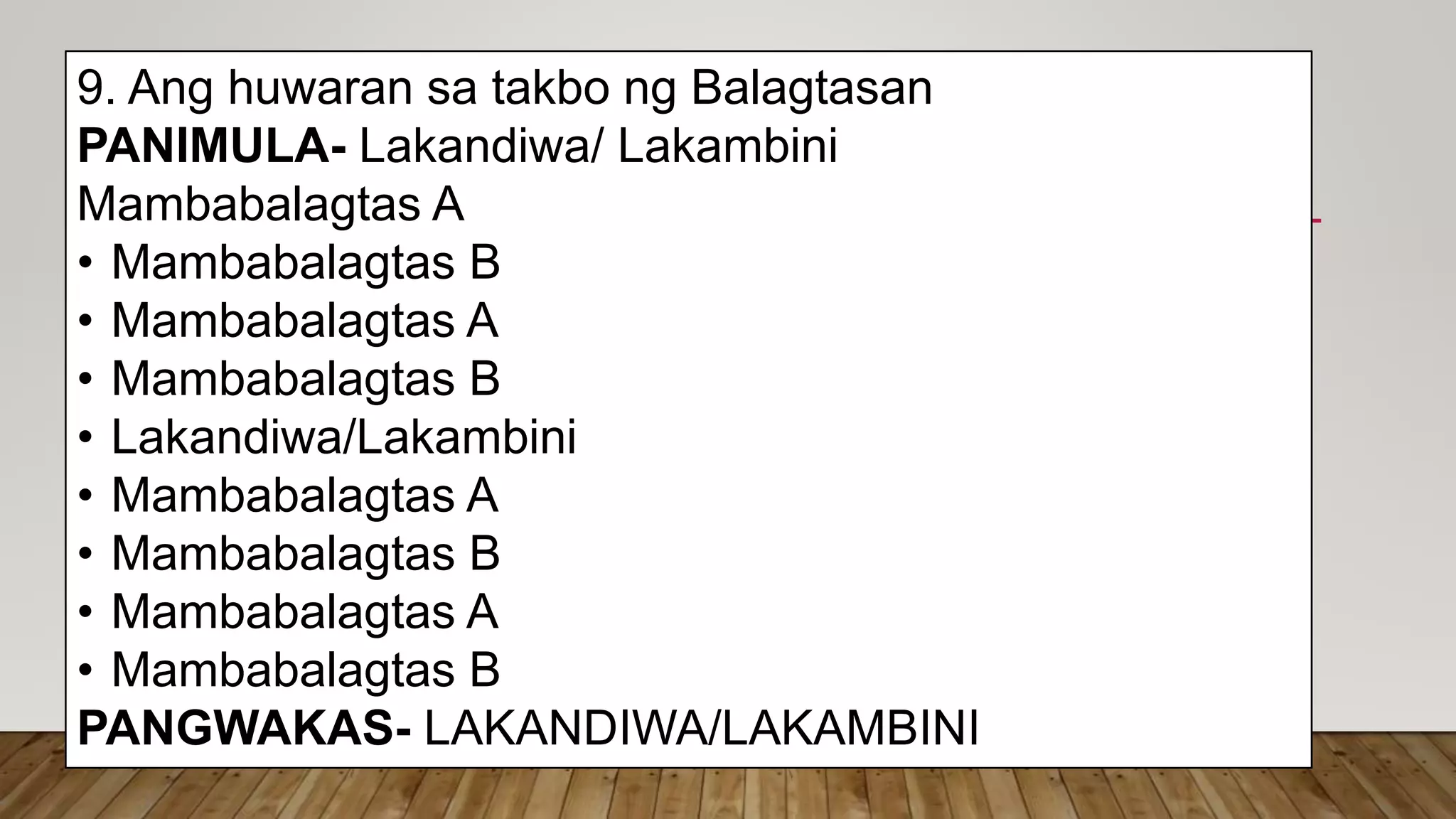 BALAGTASAN | PPTX