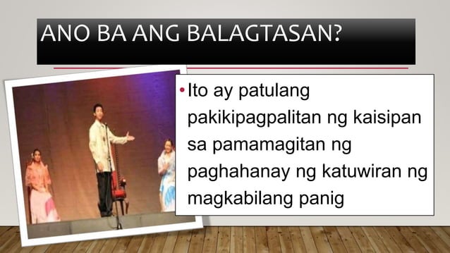 BALAGTASAN | PPTX