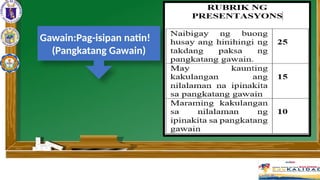 araling panlipunan pangkatang gawain ng pamilihan.pptx