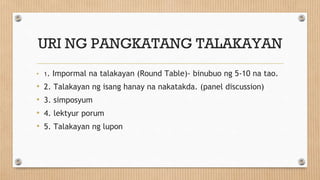 Pangkatang Talakayan FIL 1.ppt