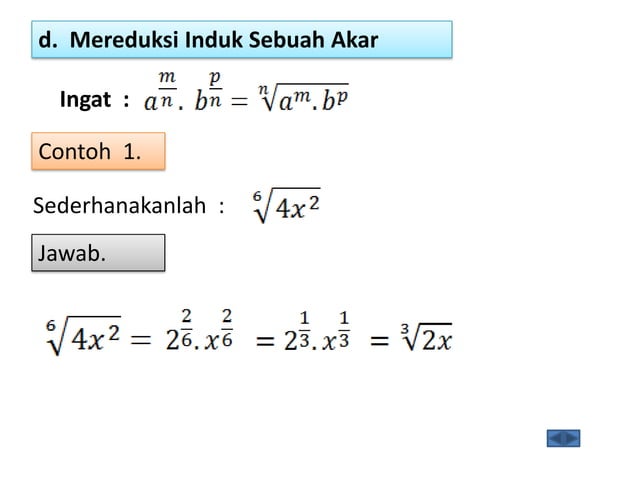 Materi Pangkat dan akar SMP. ppt | PPTX