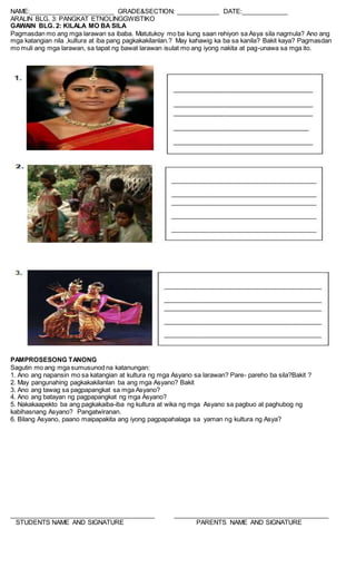 Pangkat etnolinggwistiko modules | DOCX