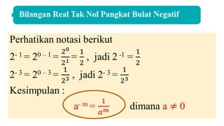 Pangkat nol dan negatif | PPT