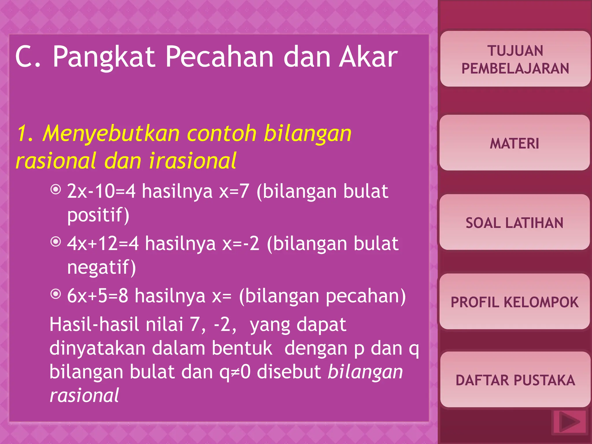 pangkat_rasional_dan_bentuk_akar.pptx kelas 9 smp | PPTX