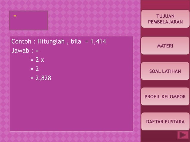 pangkat_rasional_dan_bentuk_akar.pptx kelas 9 smp | PPTX