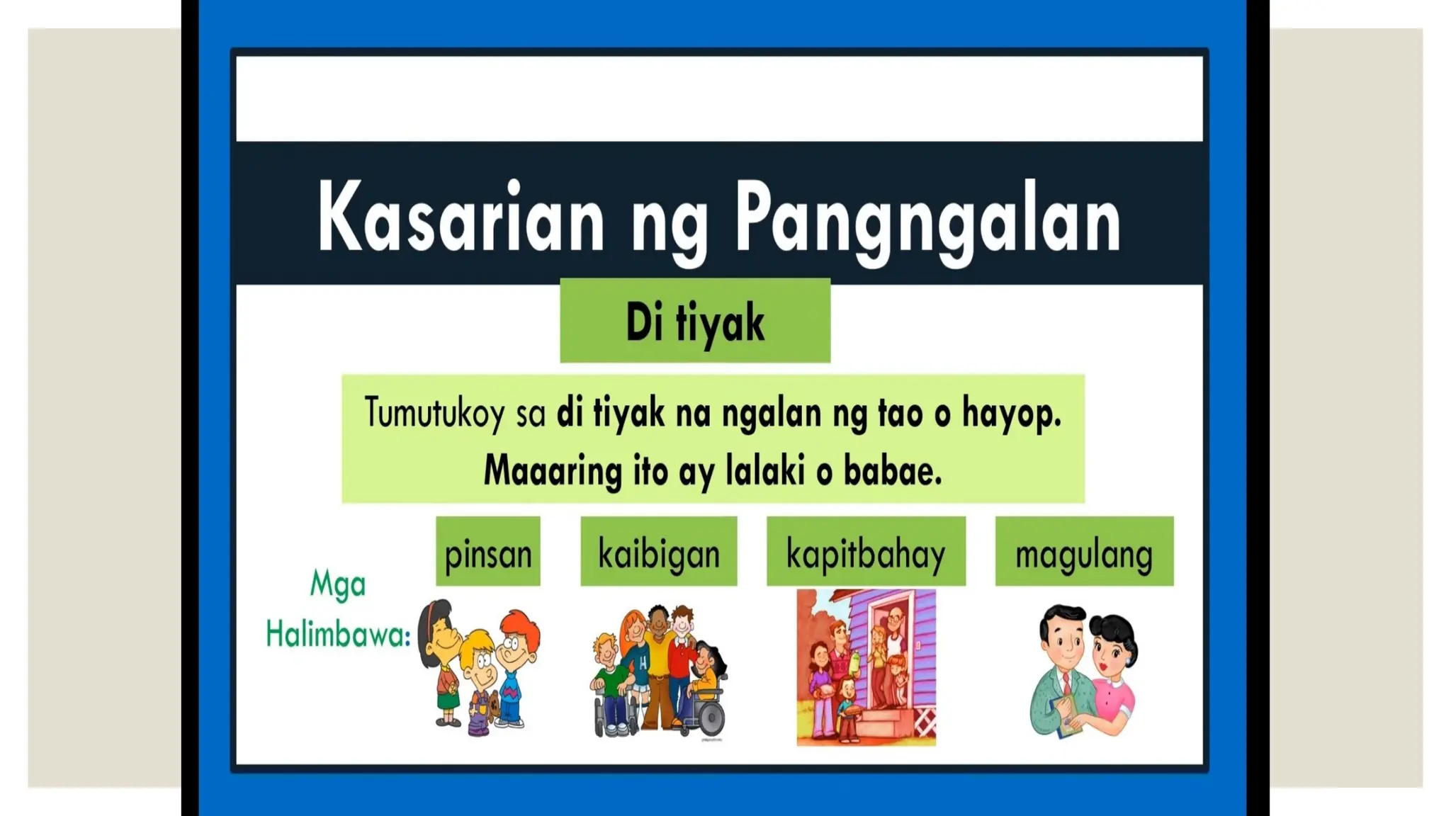 PANGNGALAN at uri nito. Powerpoint Presentation | PPTX
