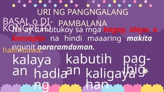 Pangngalang Pambana at Pantangi - Uri ng Pambalana | PPTX