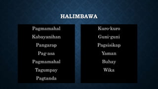 Pangngalang di konkreto o basal | PPTX