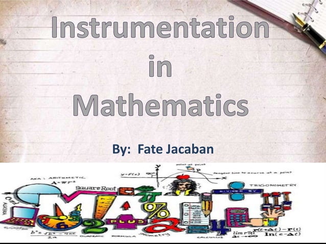 Instrumentation in Mathematics | PPTX