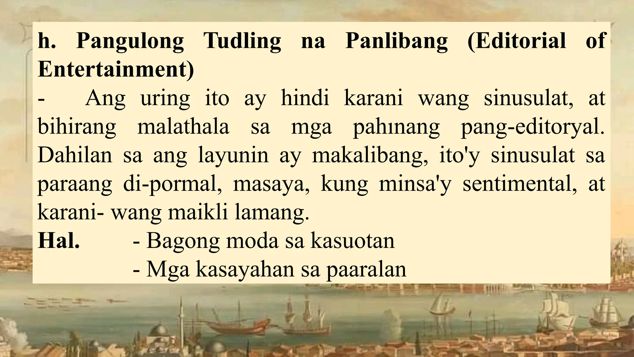 YUNIT V - PAGSULAT NG PANGULONG-TUDLING O EDITORYAL | PPTX