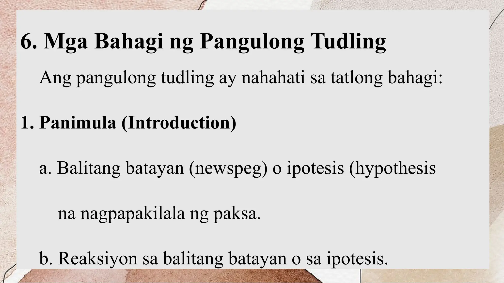 YUNIT V - PAGSULAT NG PANGULONG-TUDLING O EDITORYAL | PPTX