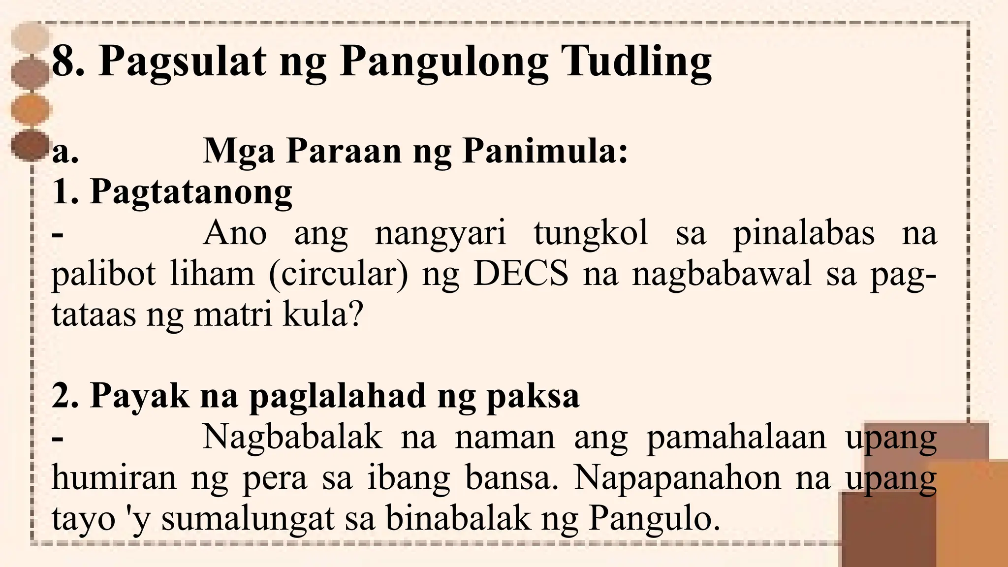 YUNIT V - PAGSULAT NG PANGULONG-TUDLING O EDITORYAL | PPTX