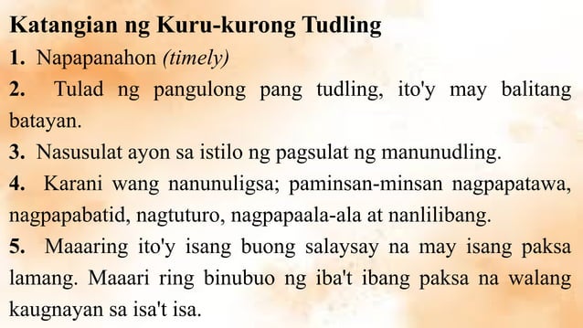 YUNIT V - PAGSULAT NG PANGULONG-TUDLING O EDITORYAL | PPTX